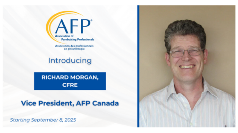 Richard Morgan Selected as New Vice President, AFP Canada | Association ...