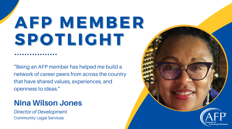 AFP Member Spotlight: Nina Wilson Jones | Association of Fundraising ...